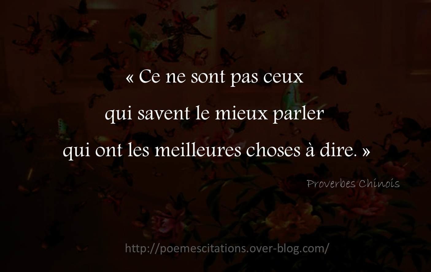 proverbes-chinois - Poèmes et Citations