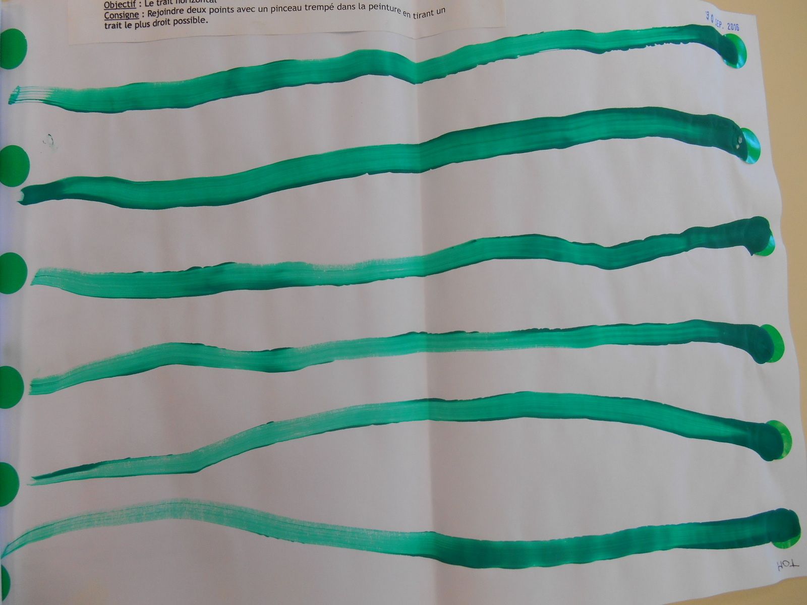 Le trait horizontal en PS - Le blog des Billantins