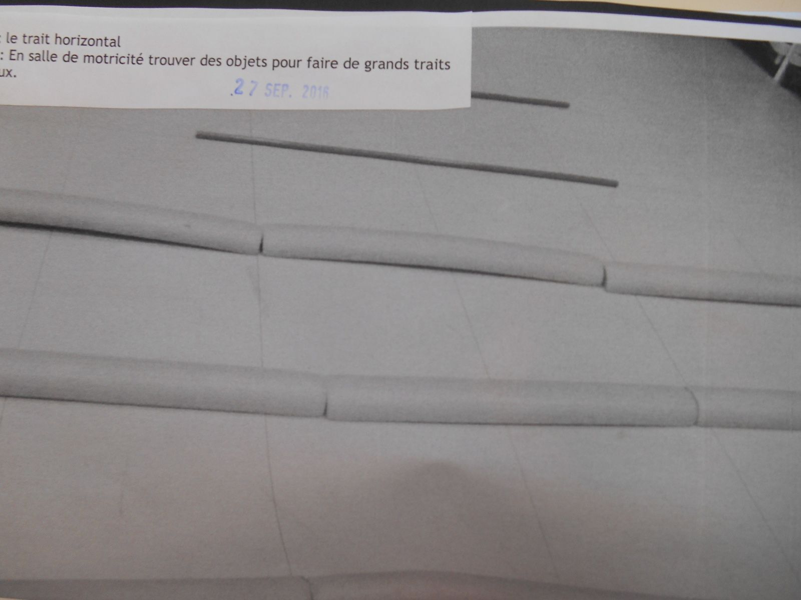 Le trait horizontal en PS - Le blog des Billantins