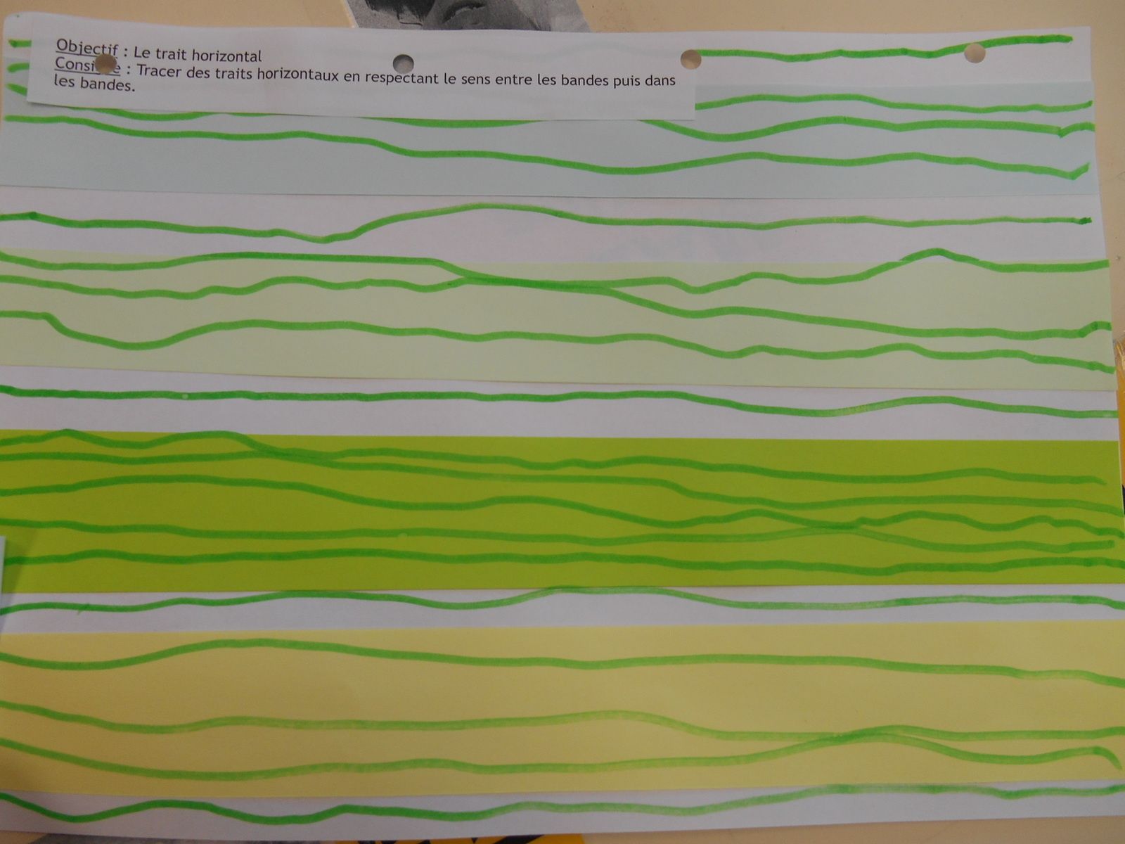 Le trait horizontal en MS - Le blog des Billantins