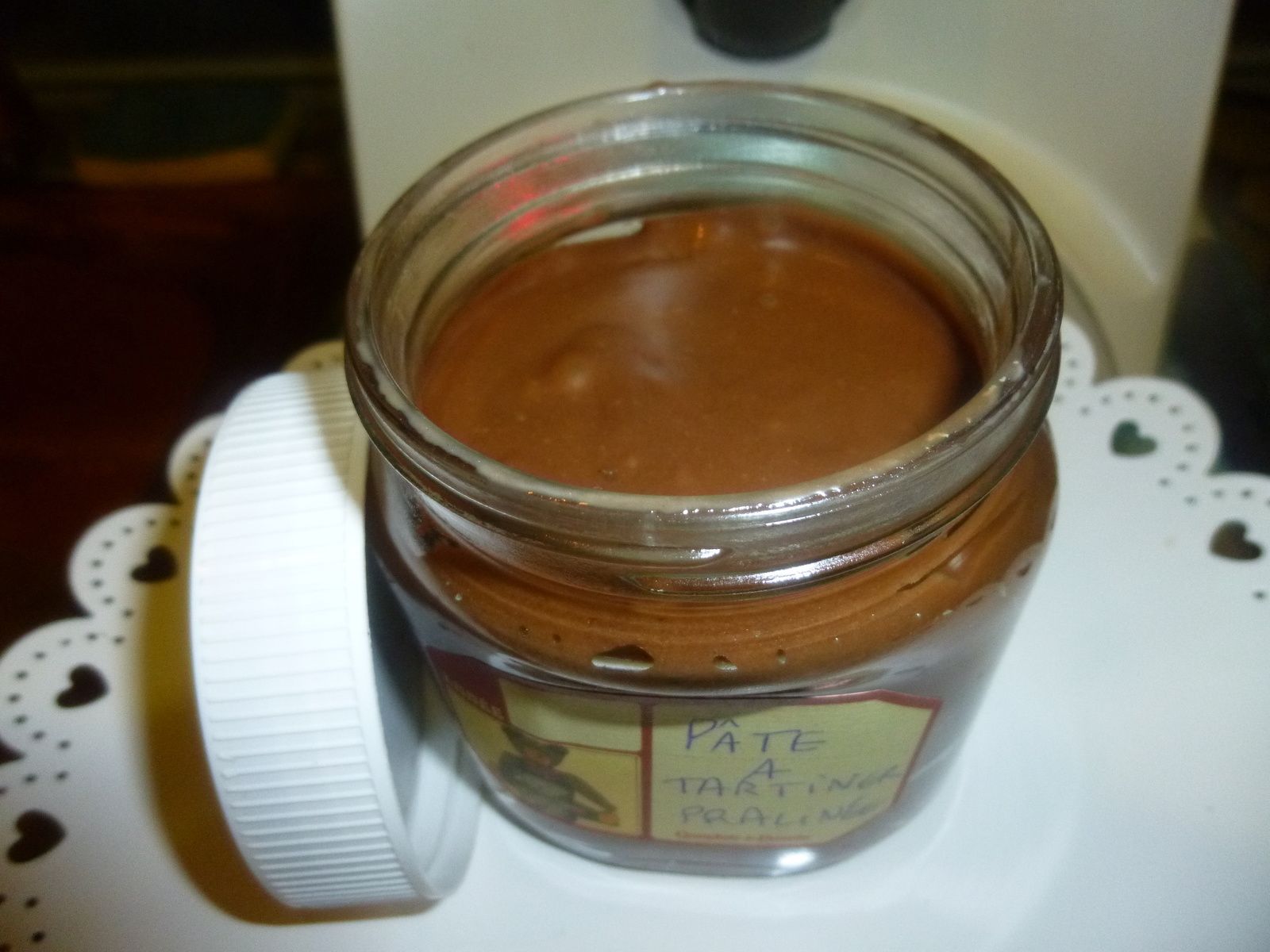 Pâte à tartiner pralinée façon Nutel... - Elleisab,le blog d'une ...