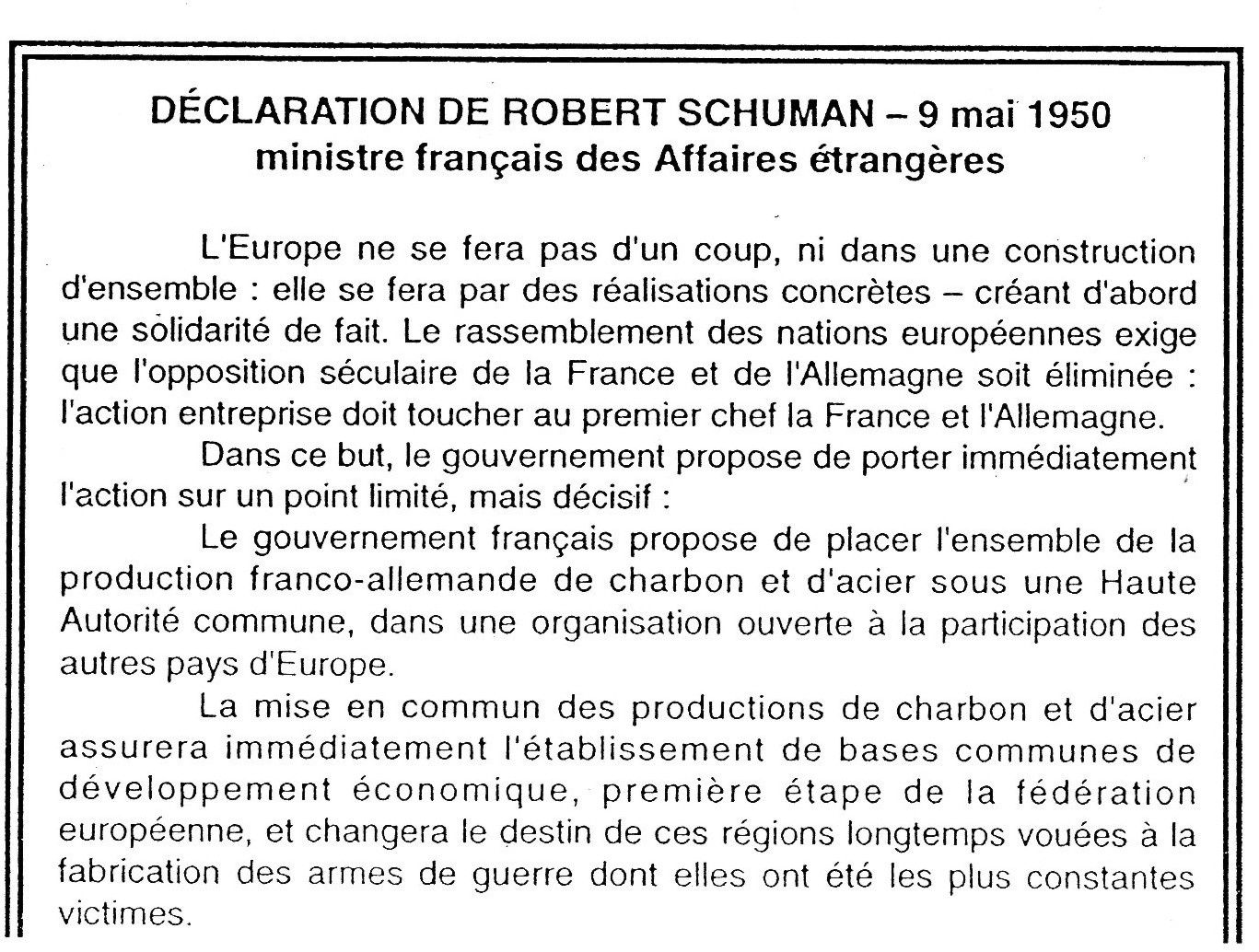 l'union europeenne - Histoire-géo à Crécy en Ponthieu