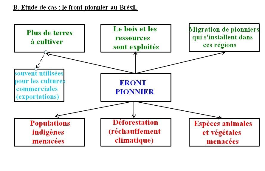 Les fronts pionniers - Histoire-géo à Crécy en Ponthieu
