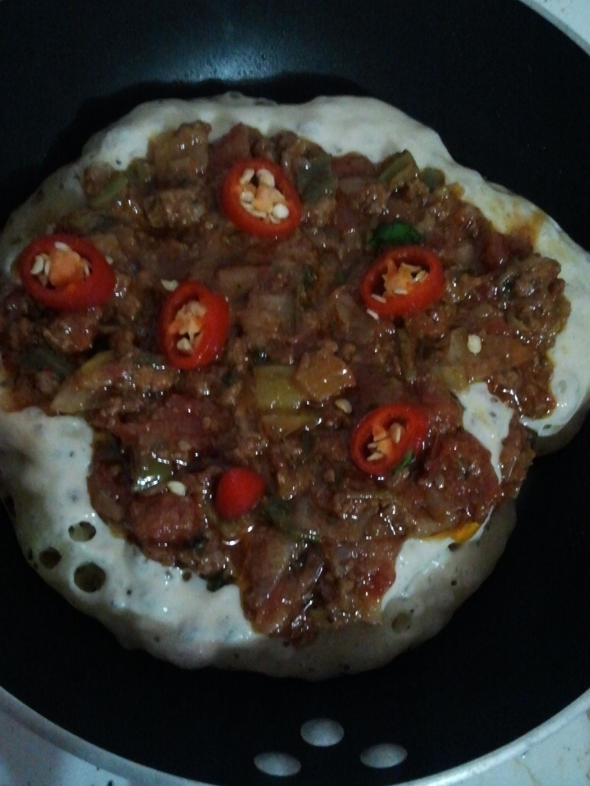 Maghlouga(baghrir farci ou crèpes algériennes farcies) - Cuisine Algérienne