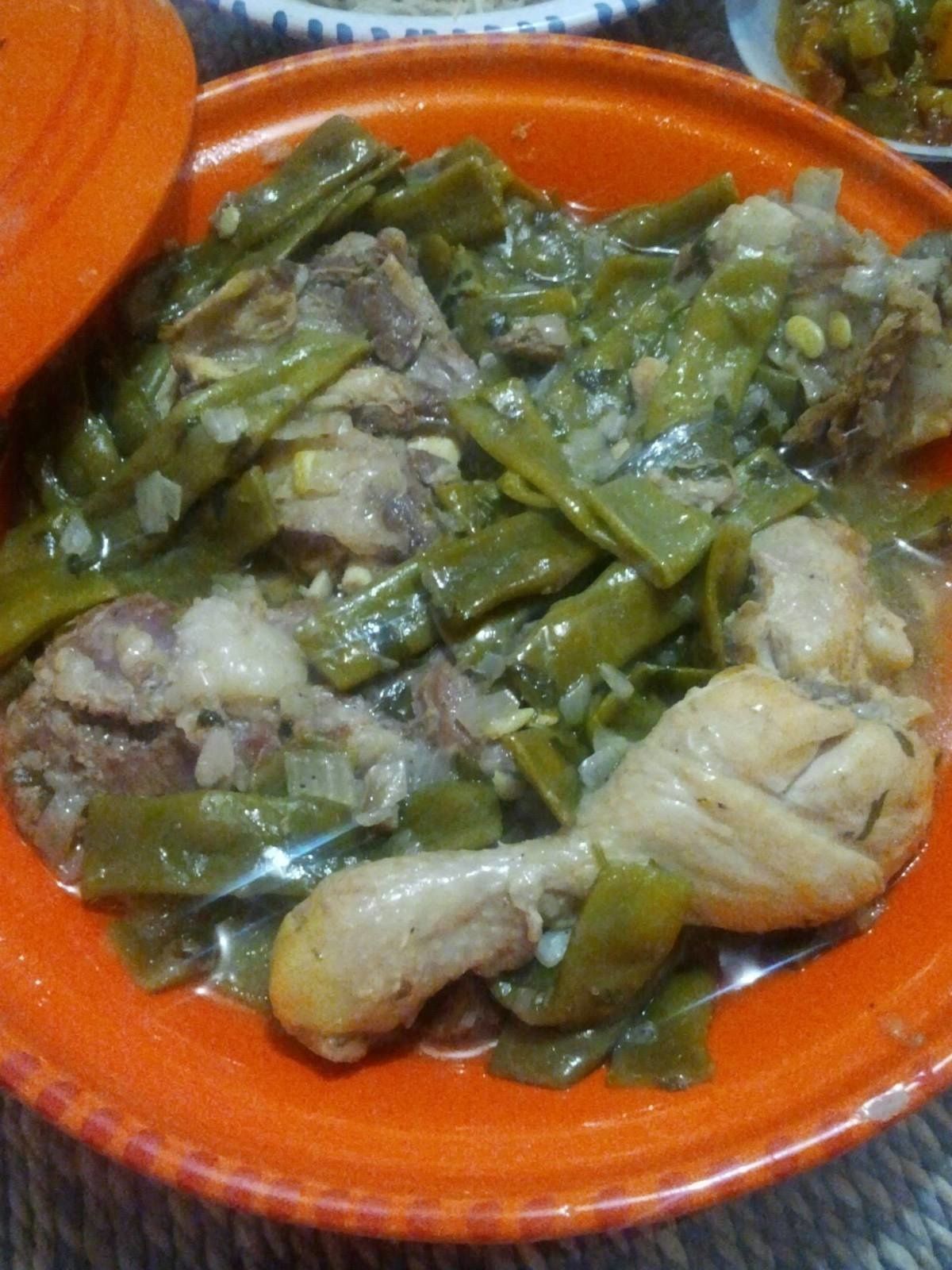 tadjine aux pois gourmands - Cuisine Algérienne