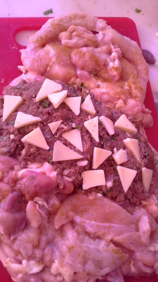 POULET DESOSSE FARCI - Cuisine Algérienne