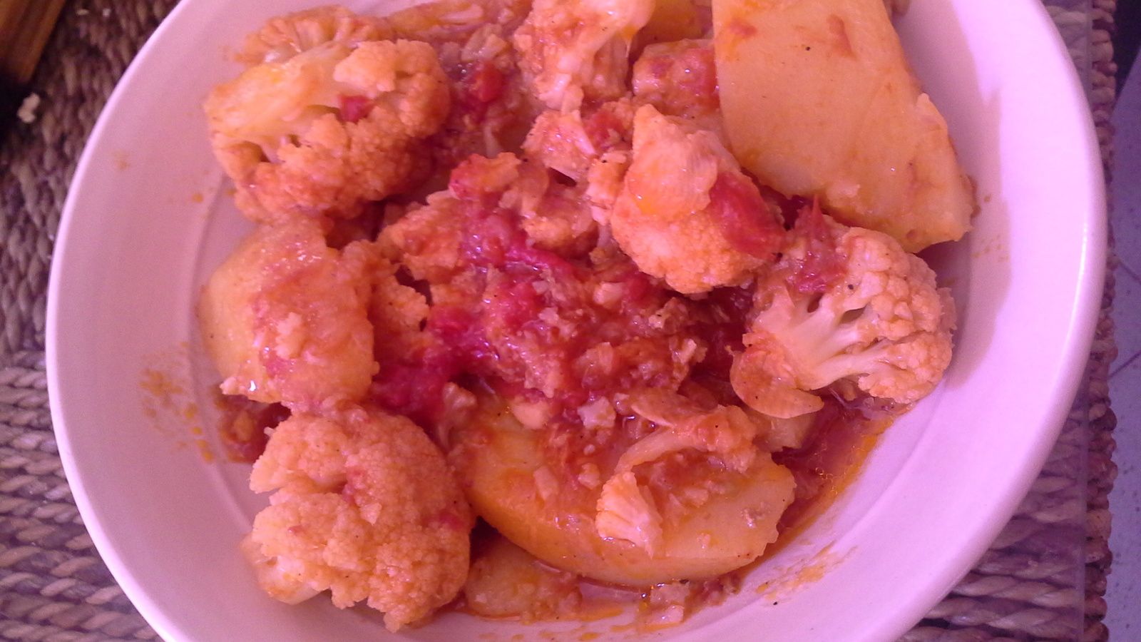 "CHTITHA" CHOUFLEUR OU TAJINE DE CHOUFLEUR SANS VIANDE - Cuisine Algérienne