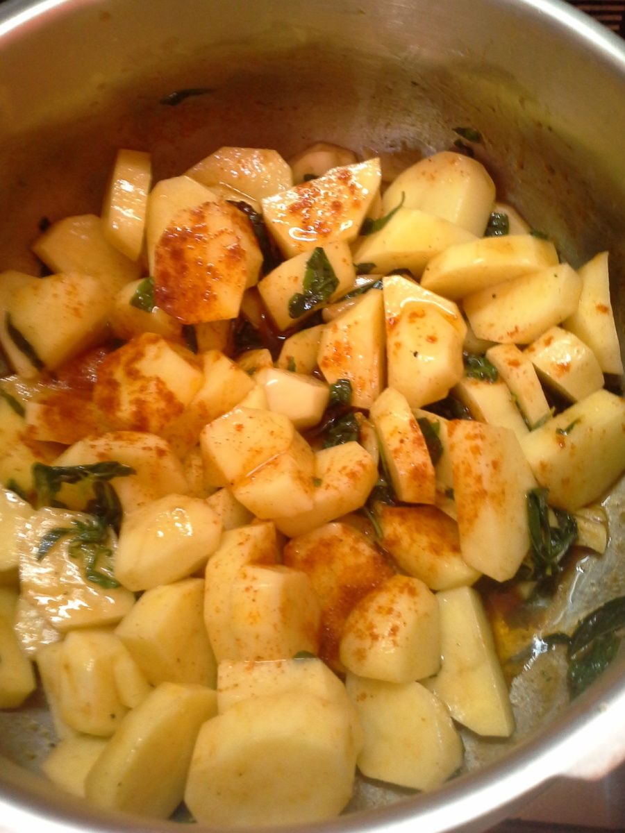 Batata fliou(pouliot) - Cuisine Algérienne