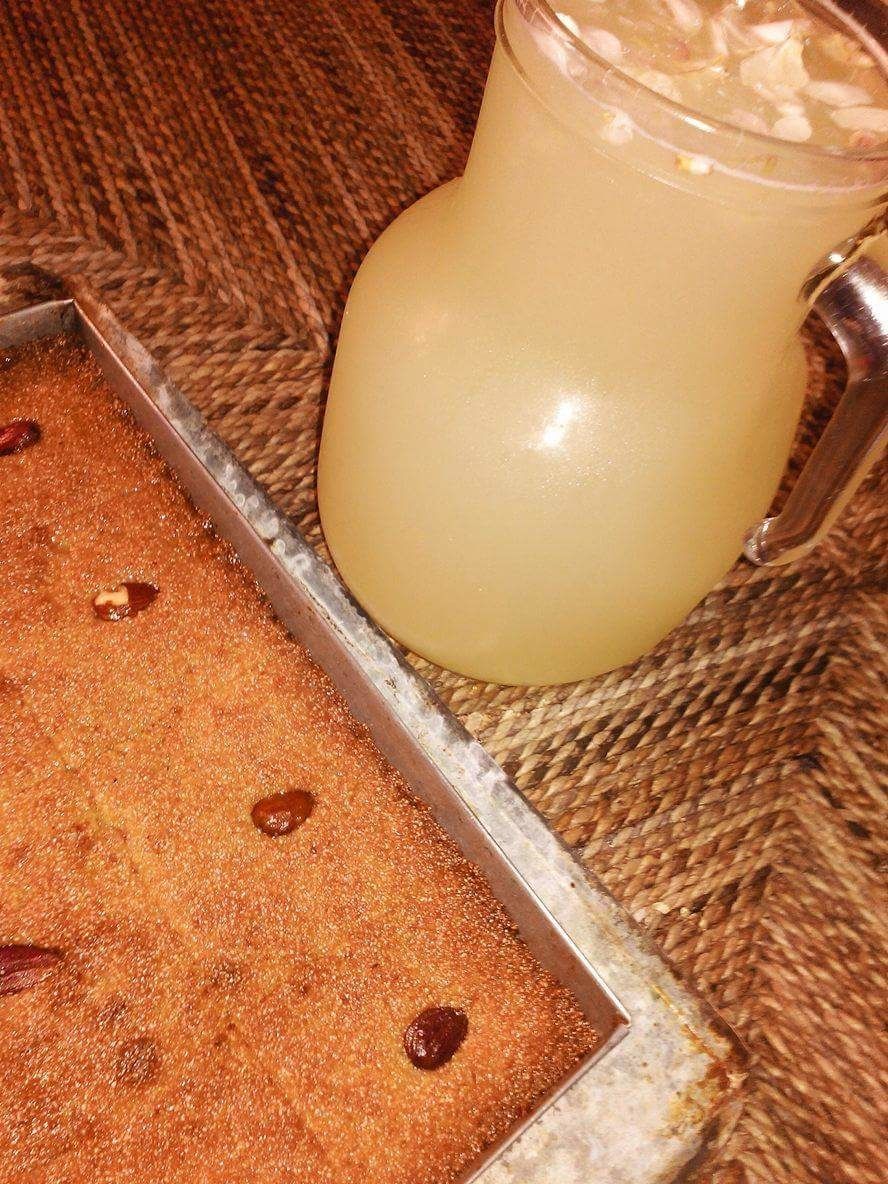 Cherbet de Blida "citronnade au jasmin" - Cuisine Algérienne