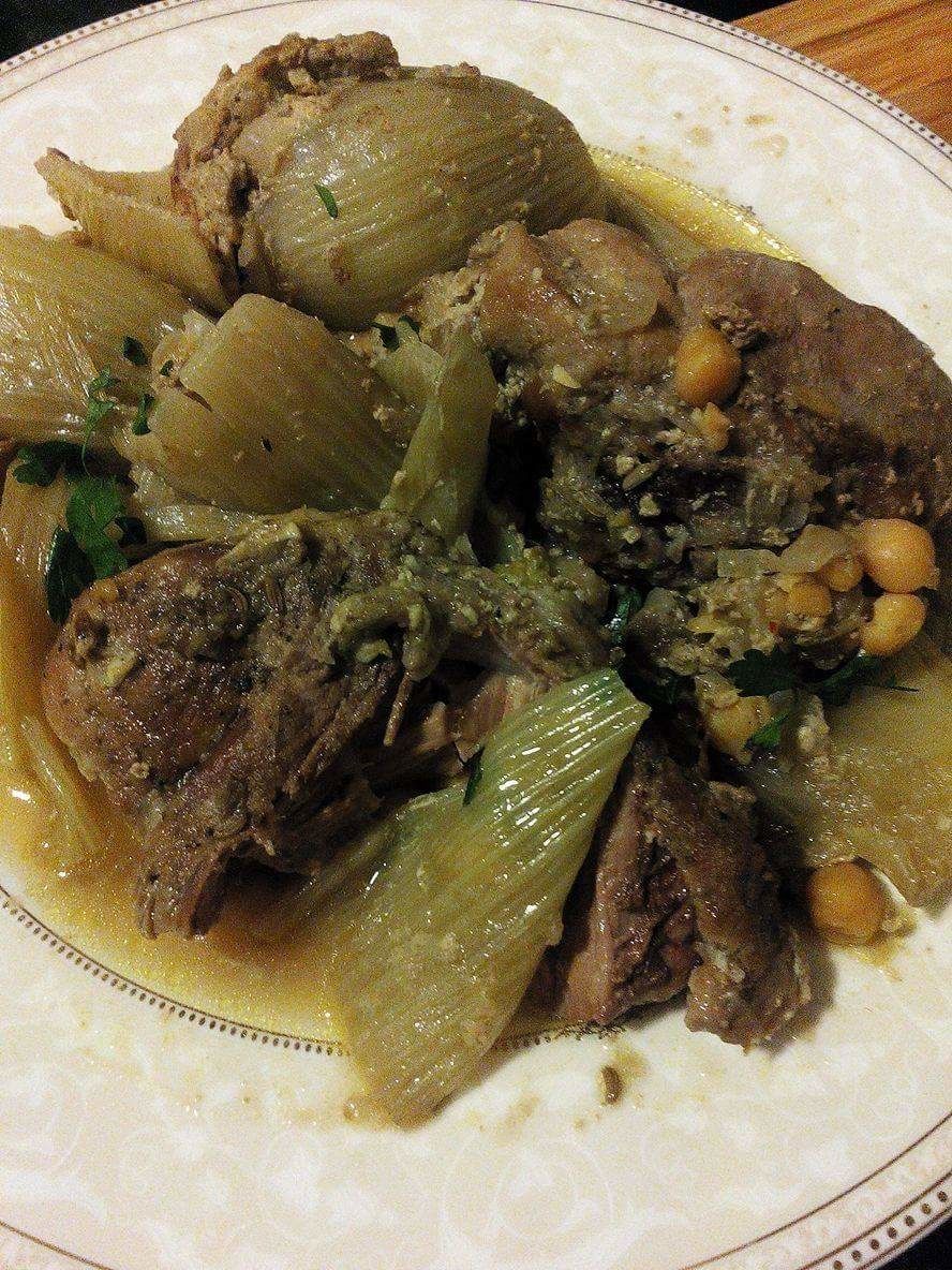 TAJINE BESBESS MAHCHI "FENOUIL FARCI" - Cuisine Algérienne