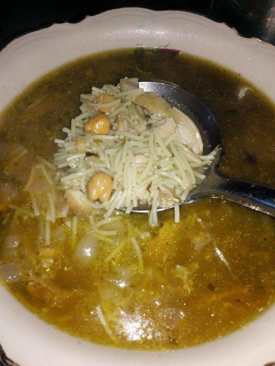 Chorba blanche au poulet - Cuisine Algérienne