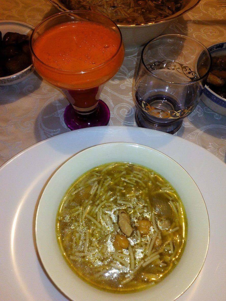 Chorba blanche au poulet - Cuisine Algérienne