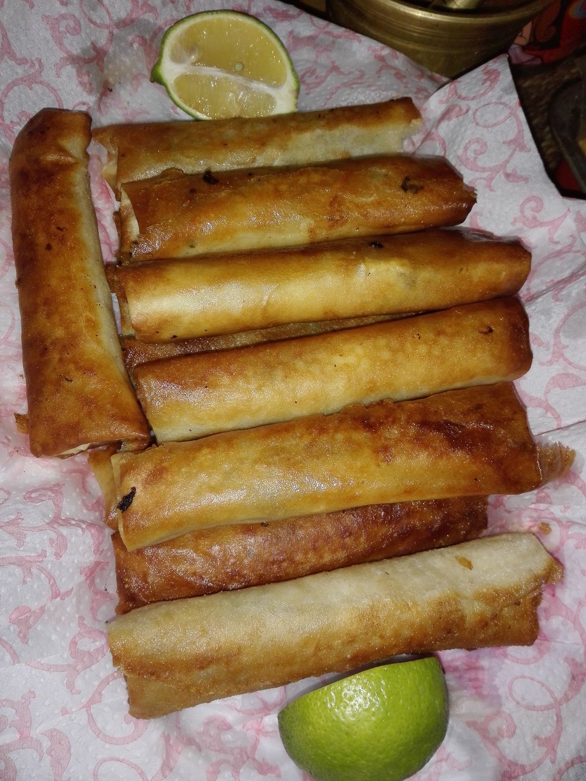 Chorba Fric et ses bourak à la viande hachée - Cuisine Algérienne