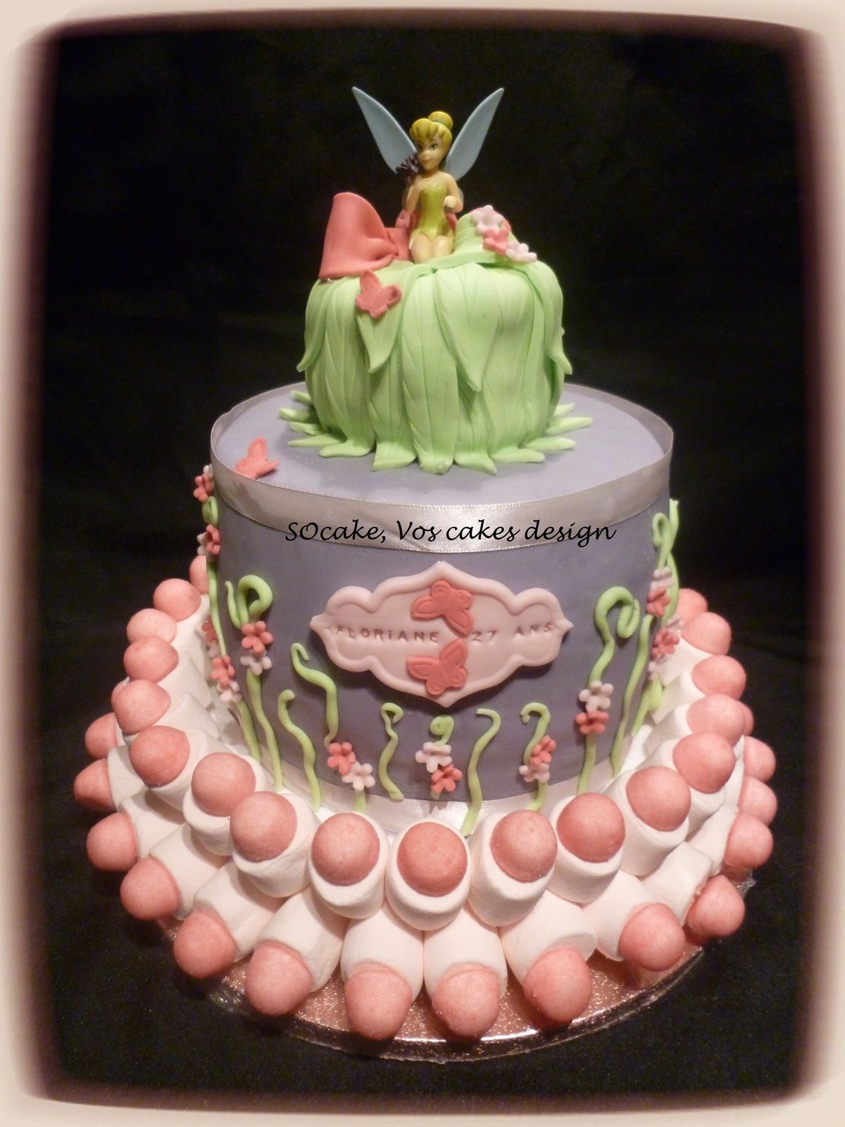 Gâteau Fée Clochette - SOcake ... Vos cakes design