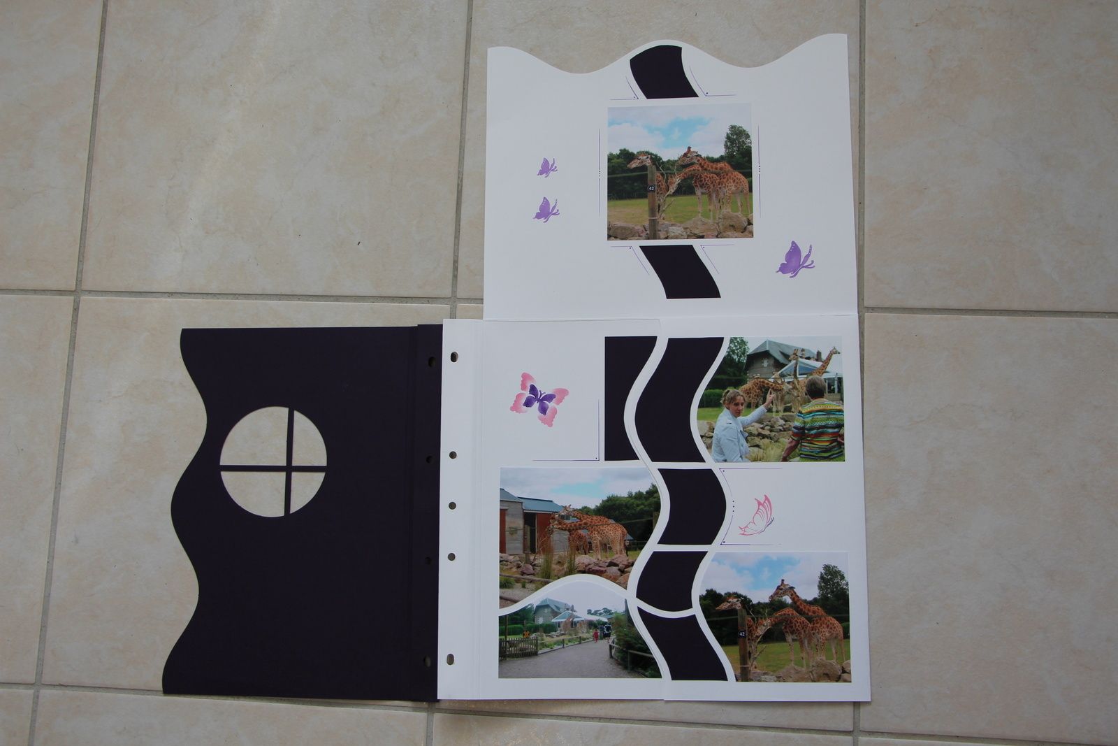 Gabarit "Sofia - Lima" - sarazzascrap