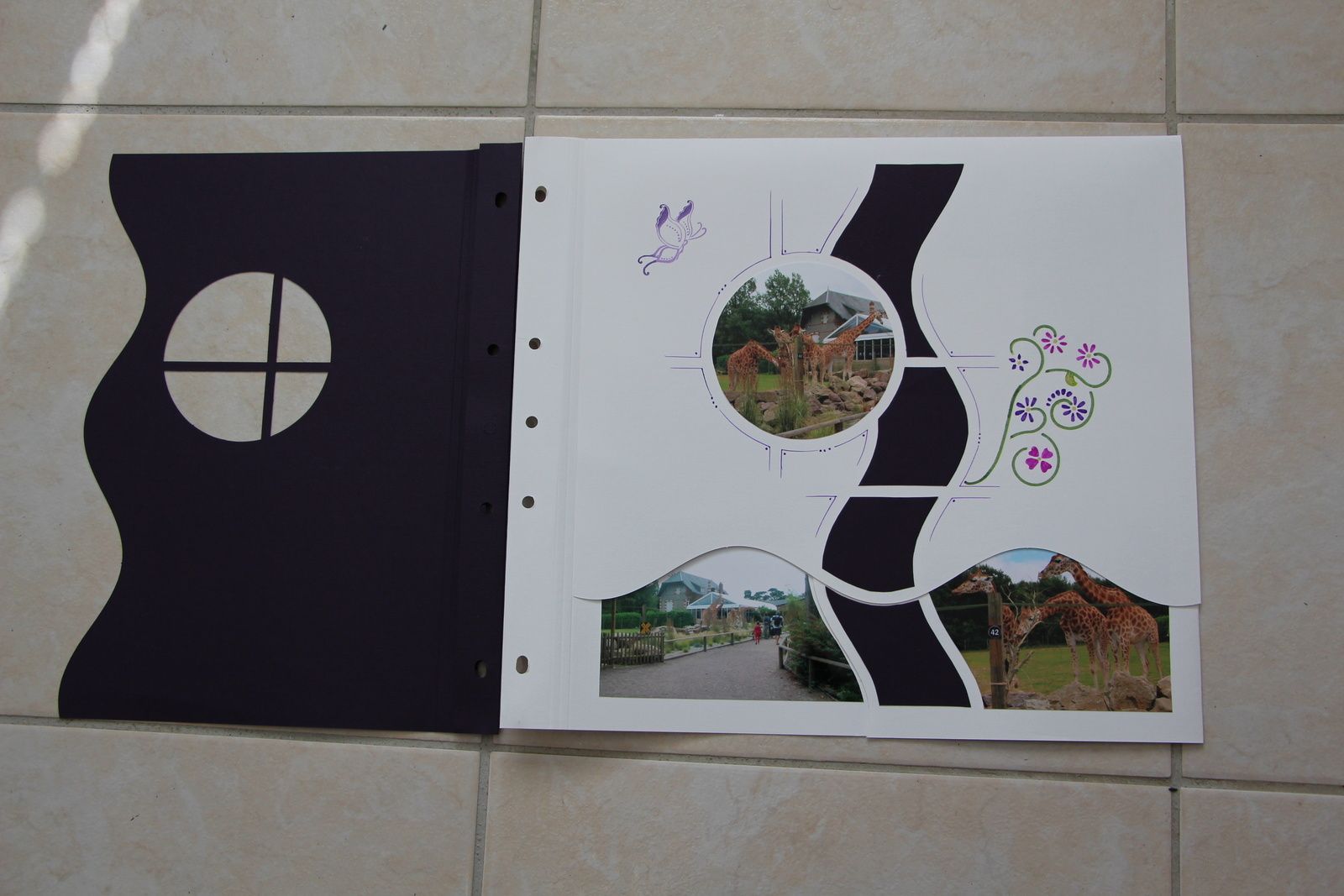 Gabarit "Sofia - Lima" - sarazzascrap