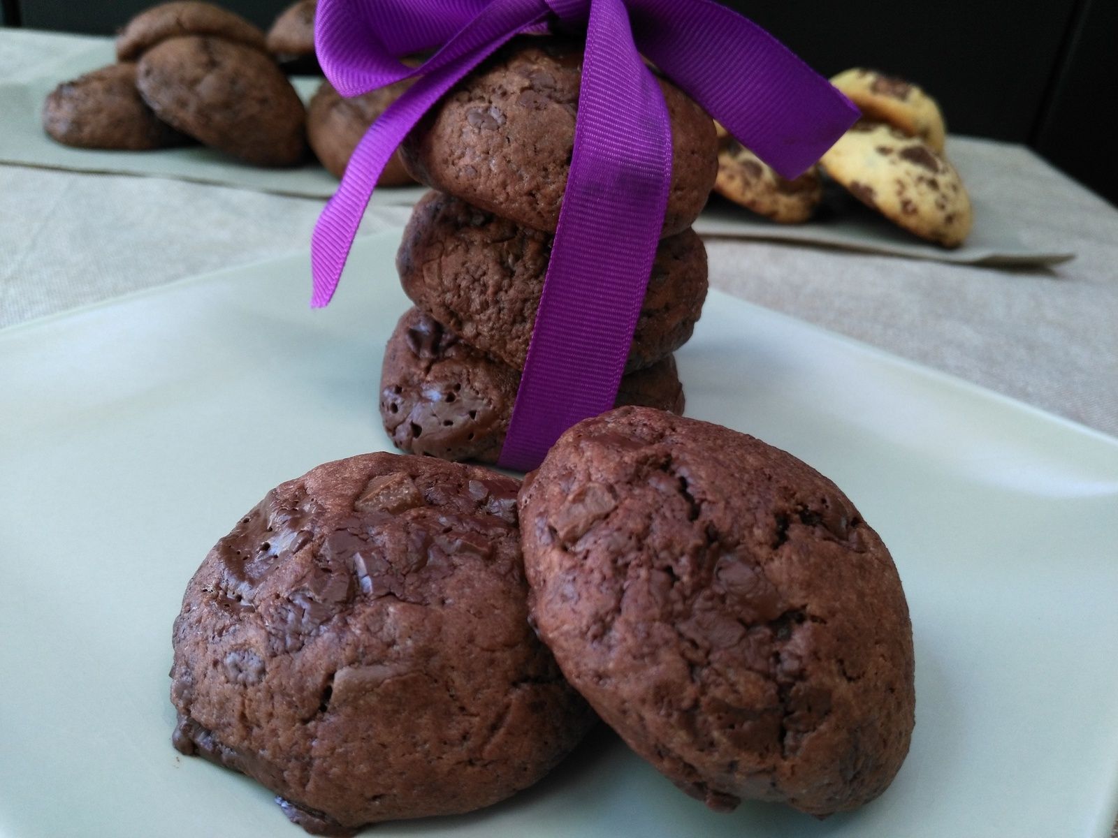 Cookies croquants au coeur fondant... - Passetempscuisine