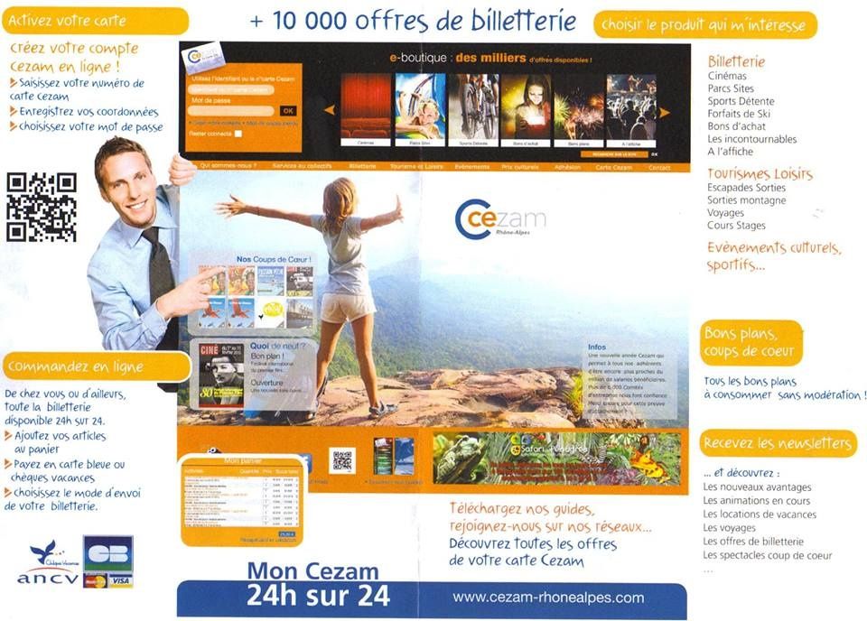 LA CARTE CEZAM POUR LES SALARIES DE ST DUPONT - JOURNAL INFOS CFDT ST ...