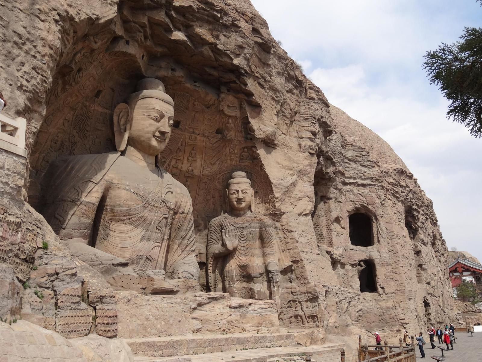 Shanxi - Région de Datong - Monastère suspendu Xuan Kong - Grottes de ...