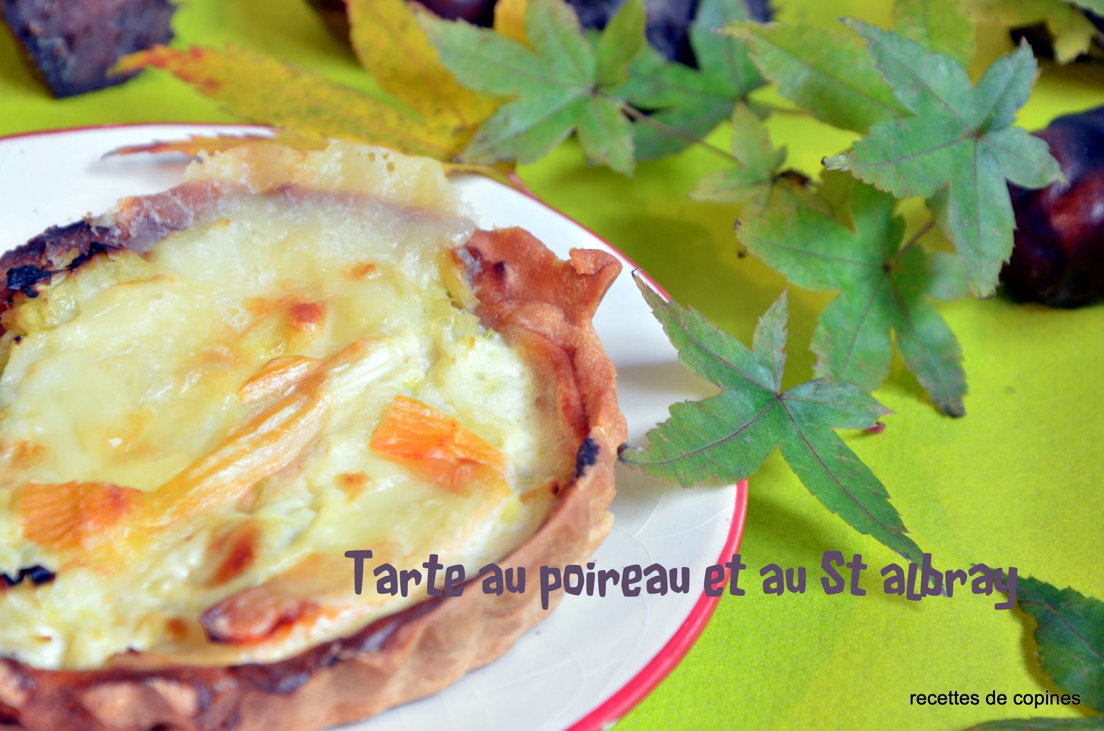Tarte Poireaux St Albray - Recettes de copines