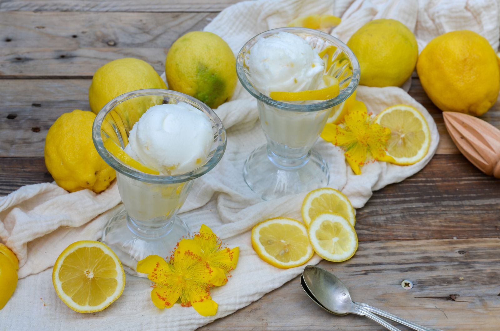 Sorbet au citron - La p'tite cuisine de Pauline