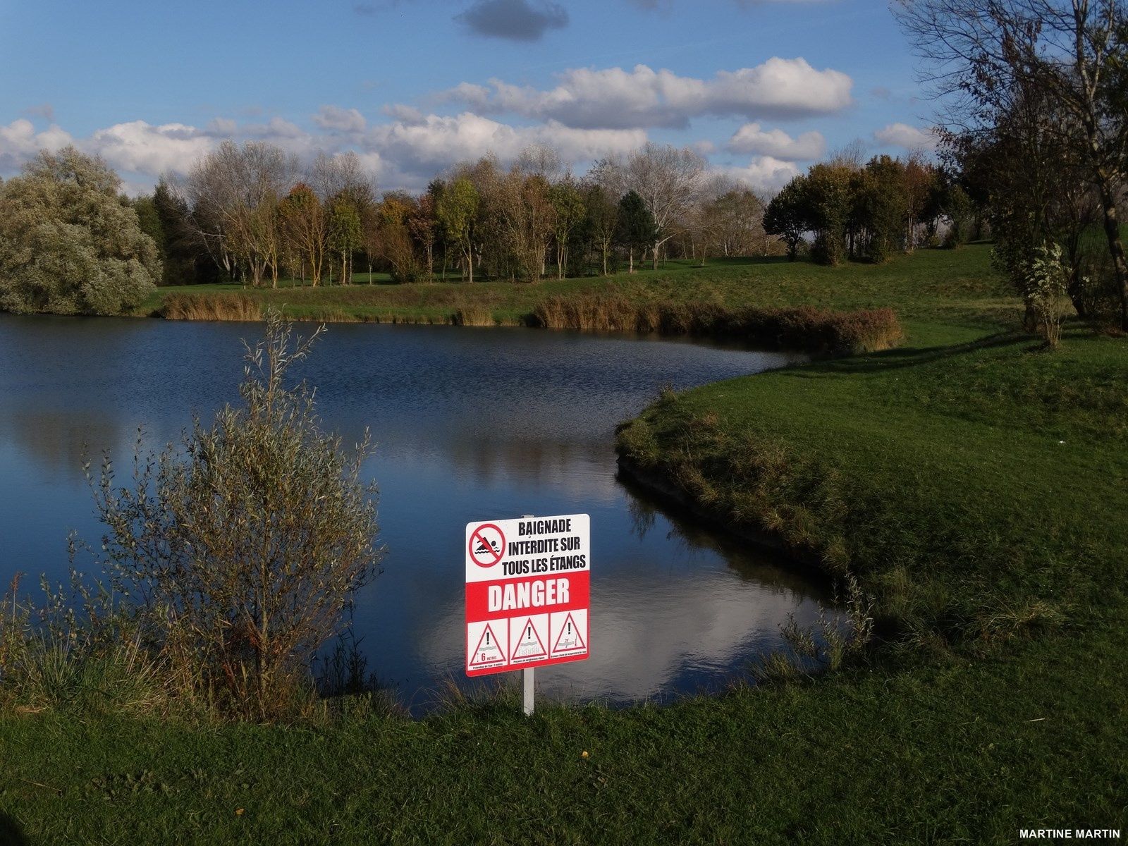 Promenade d'automne aux étangs de Cergy