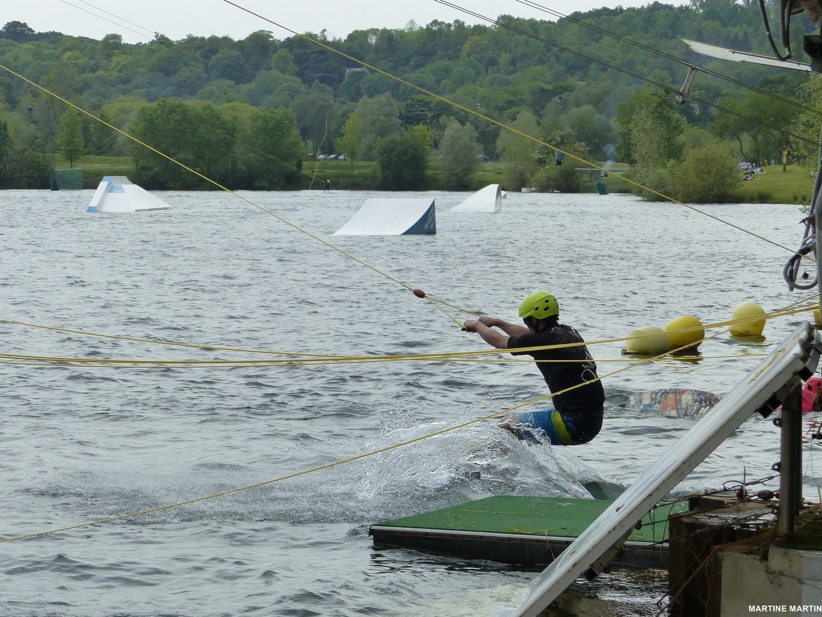 Téléski nautique de l'île de loisirs de Cergy-Pontoise