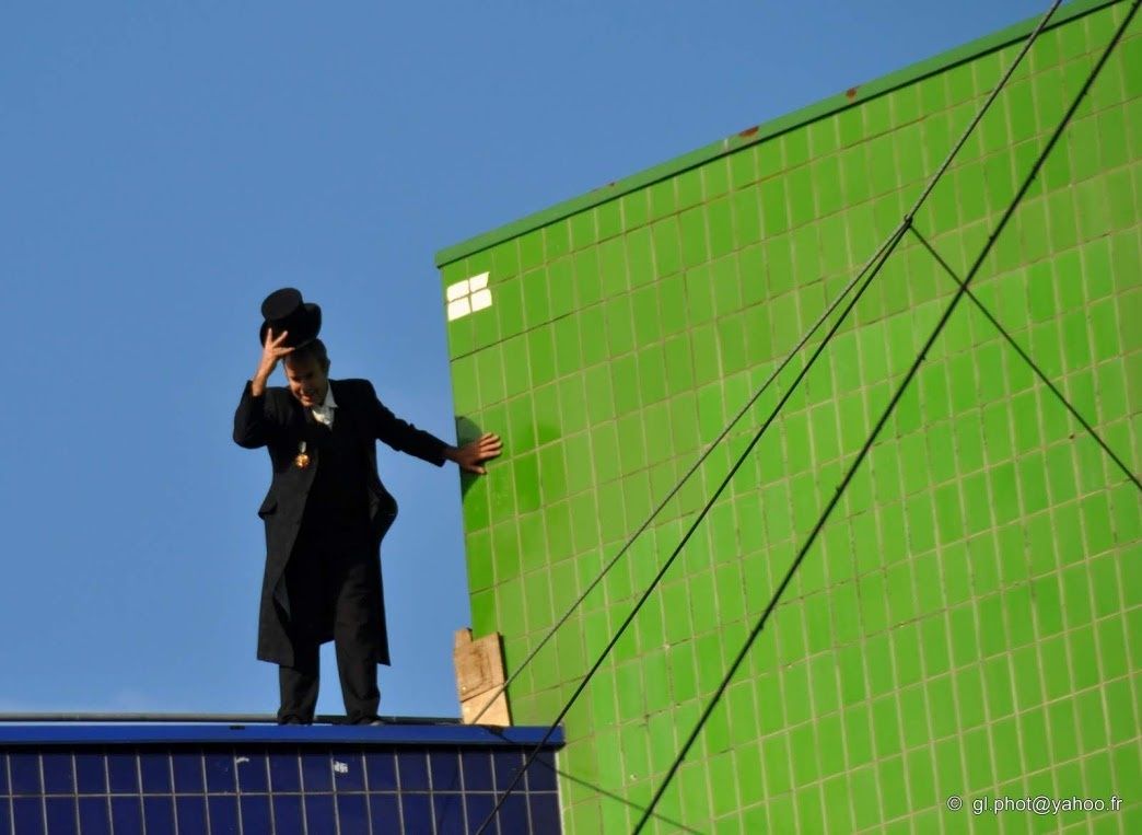 Ascension funambulesque à Cergy