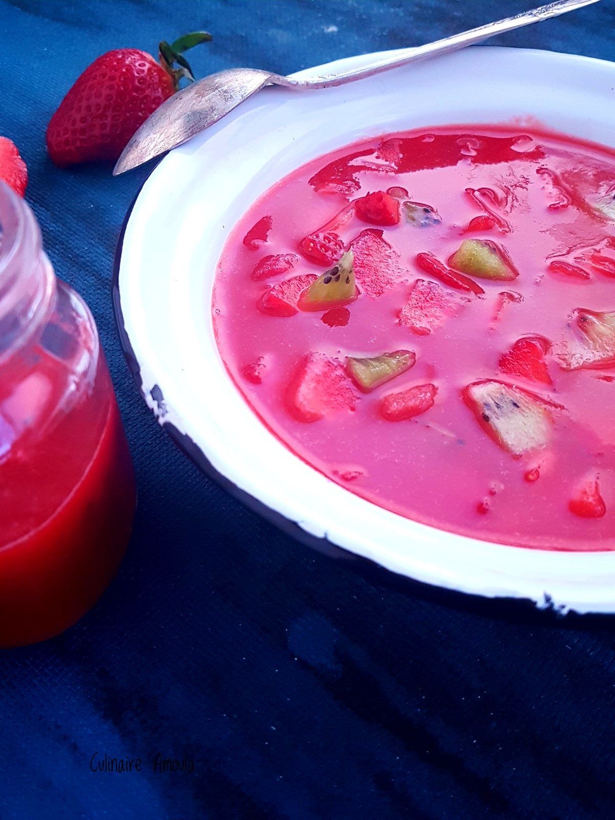 Soupe de fraises - Culinaire Amoula