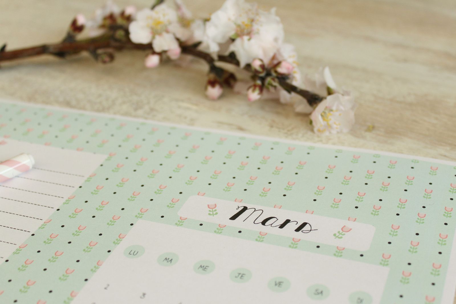 Calendrier du mois de mars {printable} - Avec ses 10 ptits doigts ...