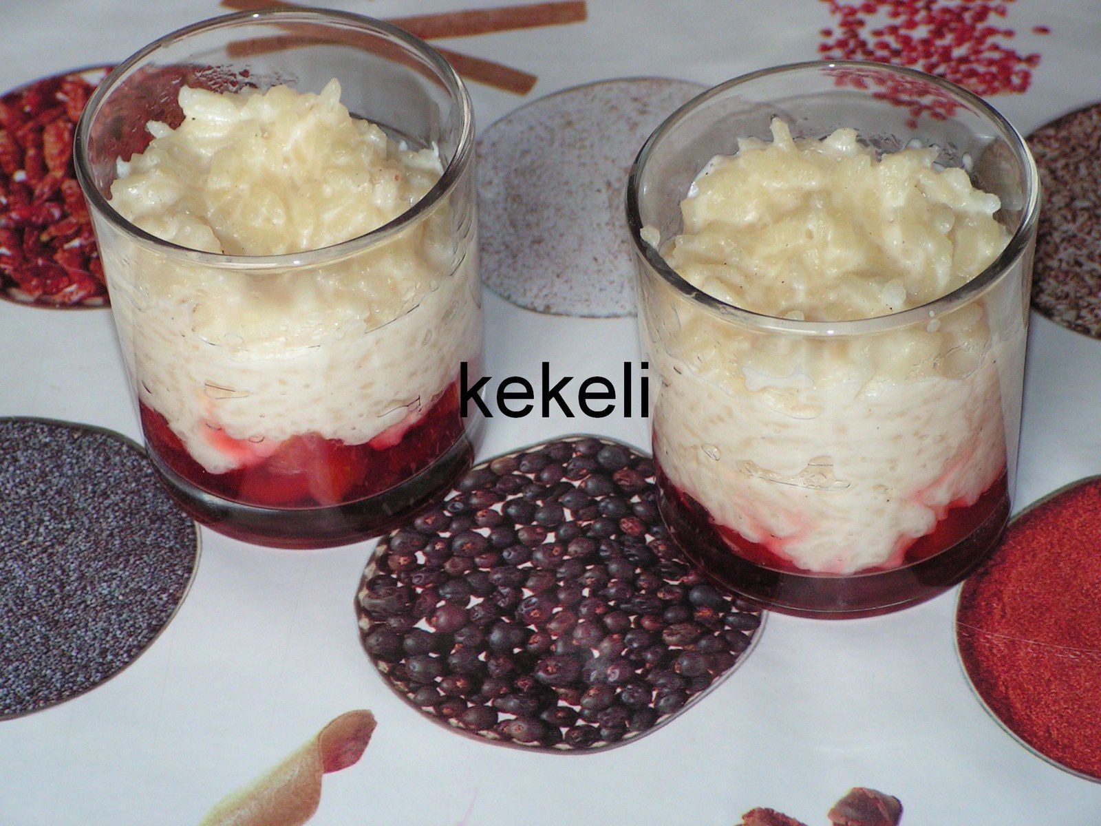 Riz au lait aux fruits rouges - Le blog de kekeli