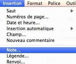 Note sous word : bas de page et note de fin de document - Cours faciles ...