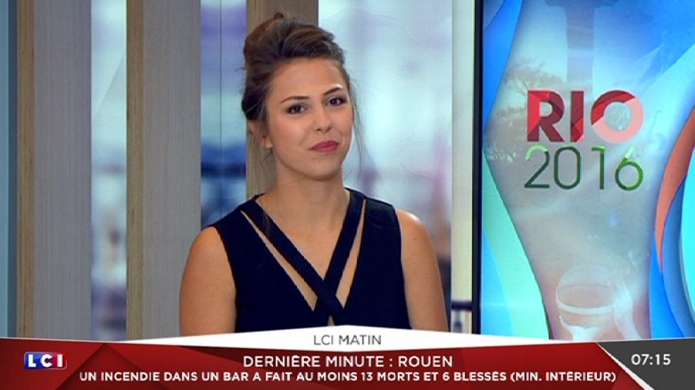 MARINE MARCK pour UN JOUR AUX JEUX dans LCI MATIN sur LCI le 2016 08 06 ...