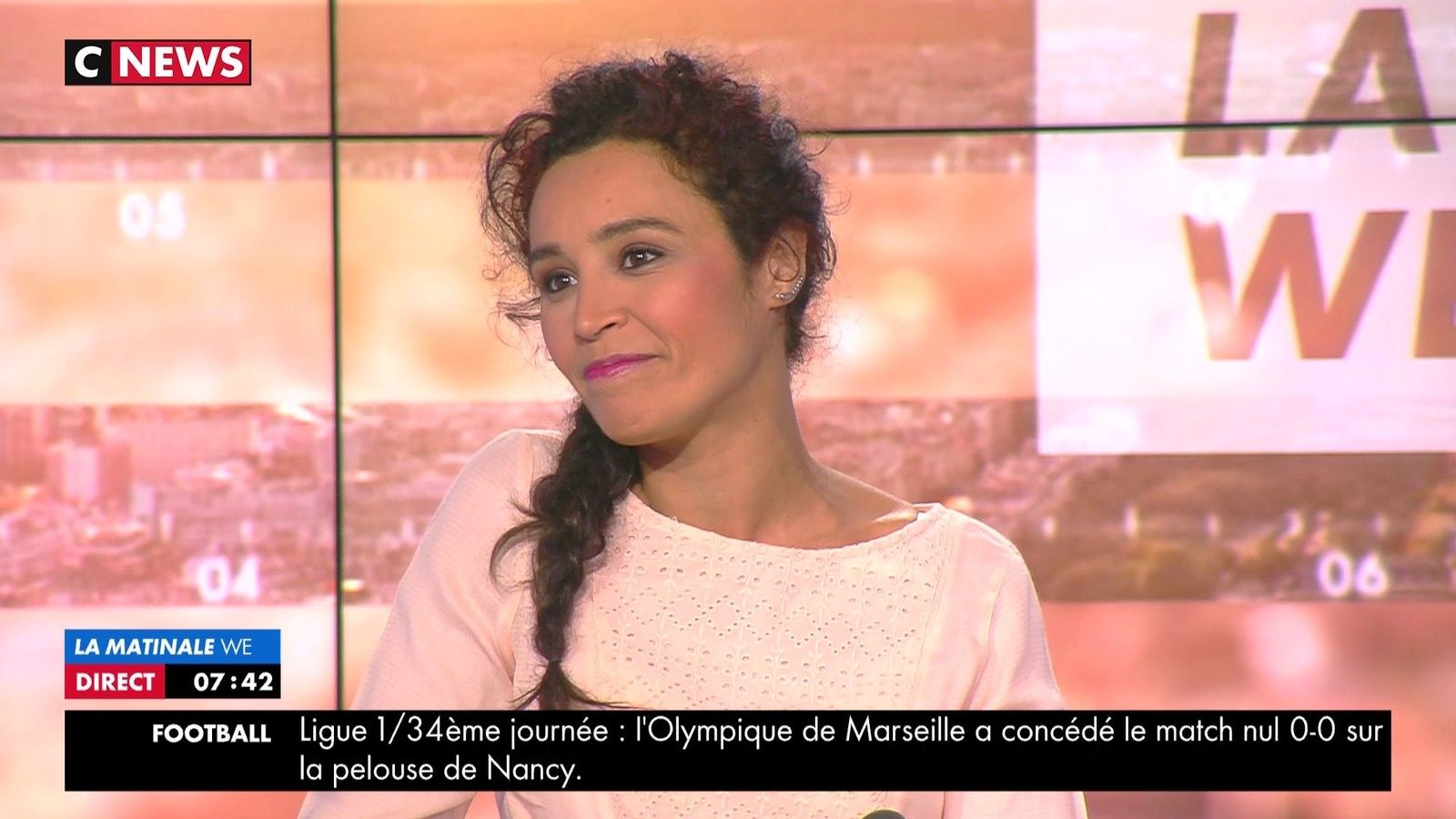 📸4 AIDA TOUIHRI @AidaTouihri @JohannaCarlosD8 ce matin @LaMatinaleWE ...