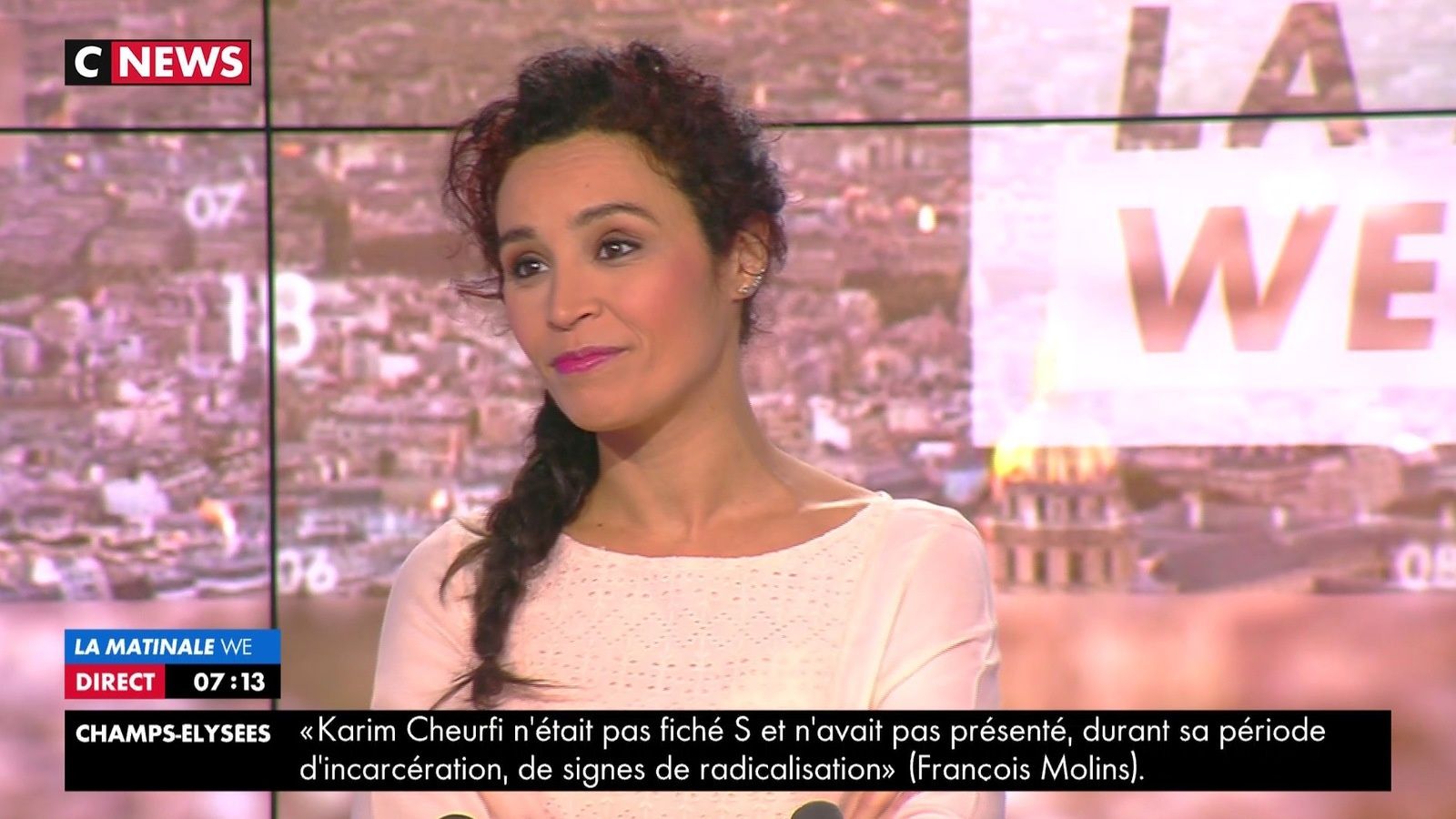 📸4 AIDA TOUIHRI @AidaTouihri @JohannaCarlosD8 ce matin @LaMatinaleWE ...