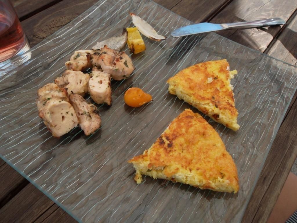 Galette de riz au fromage et aux herbes - Ma Cagouille