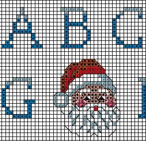 Grille ABC Père Noël - Chez elkalin.com