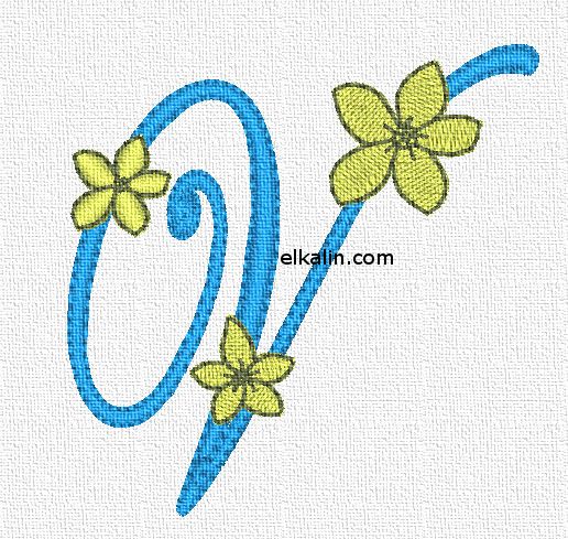 ABC printemps, la lettre V - Chez elkalin.com