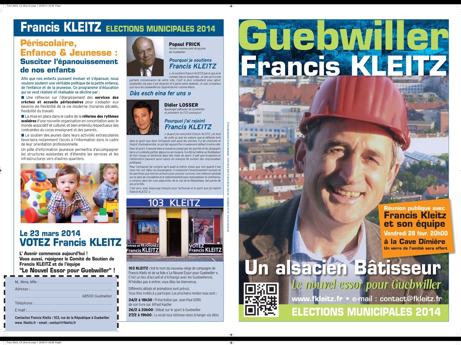 Francis KLEITZ, LE BÂTISSEUR - Thierry Mechler