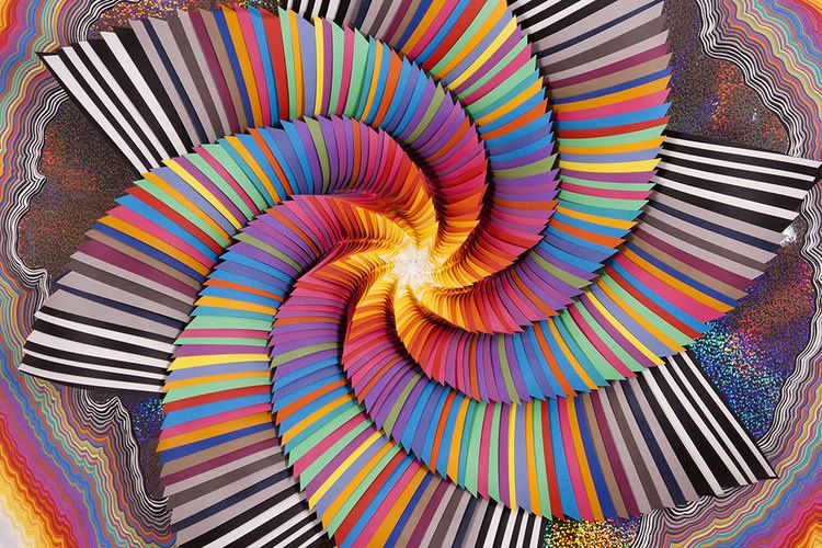 Jen Stark artiste sur papier - Chez careli