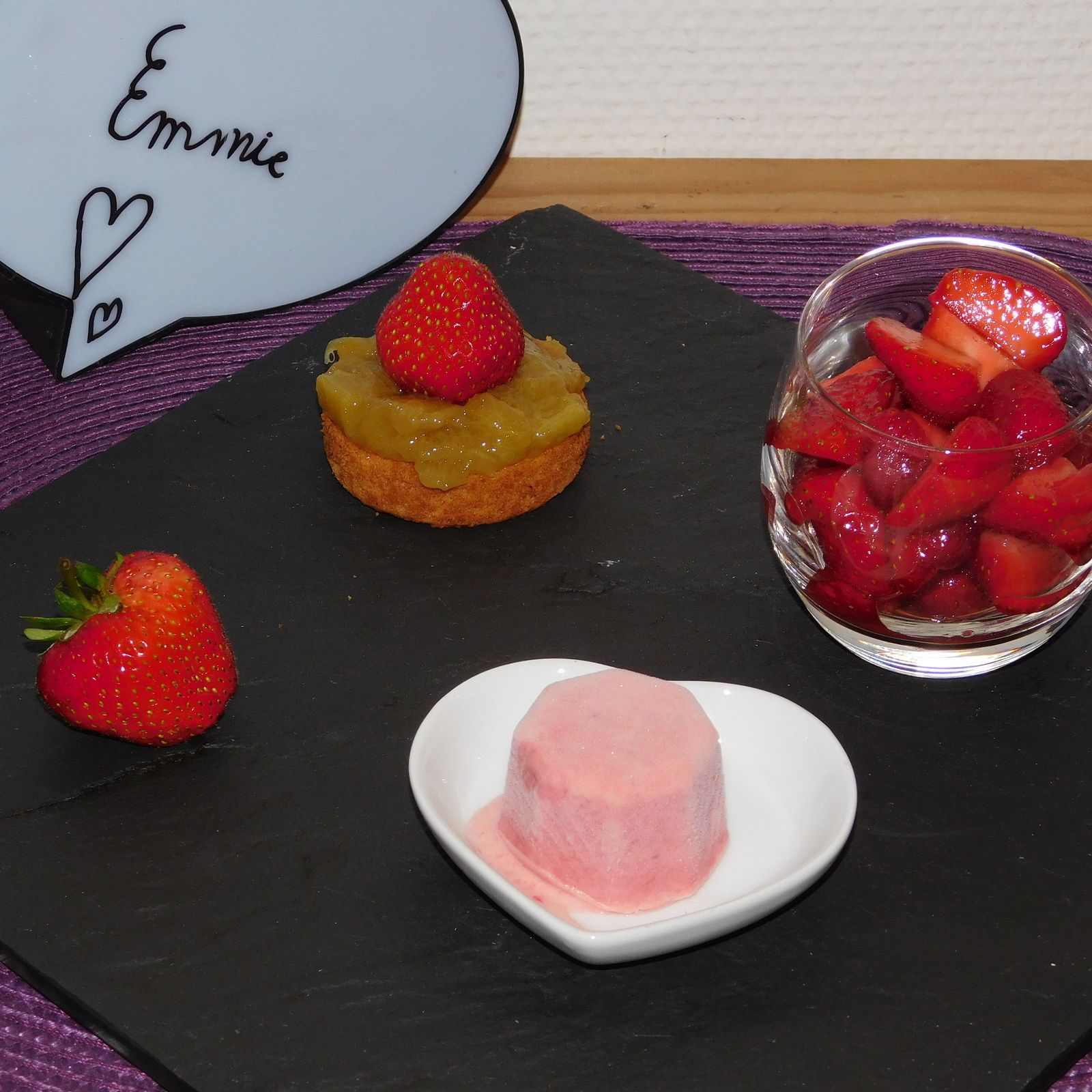 Tartelette fraise-rhubarbe. - Le blog de kougelhopfetchocolat