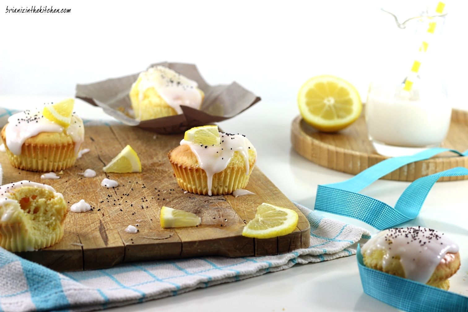 Muffins Citron et Mascarpone - Brian Iz In The Kitchen