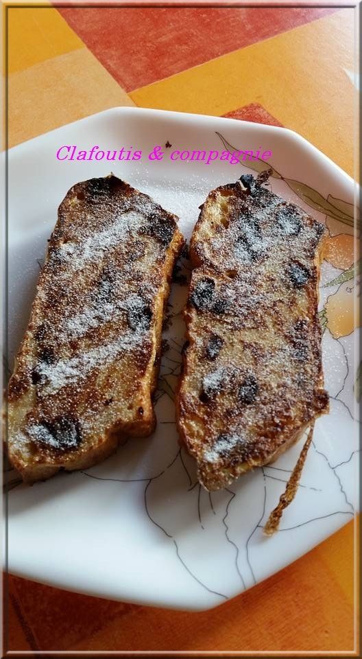 Pudding façon Pain perdu - Clafoutis & Compagnie