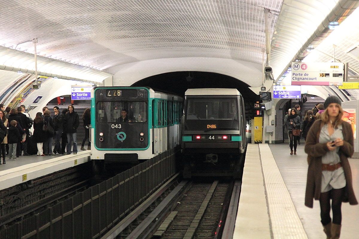 Liste des lignes de métro RATP 1 à 7 - IRR - Information Réseau RATP