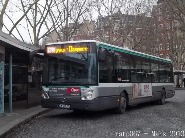 Du nouveau sur les lignes de bus RATP 150, 128, 269/270/370, 211/321 ...