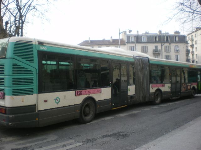 Du nouveau sur les lignes de bus RATP 150, 128, 269/270/370, 211/321 ...