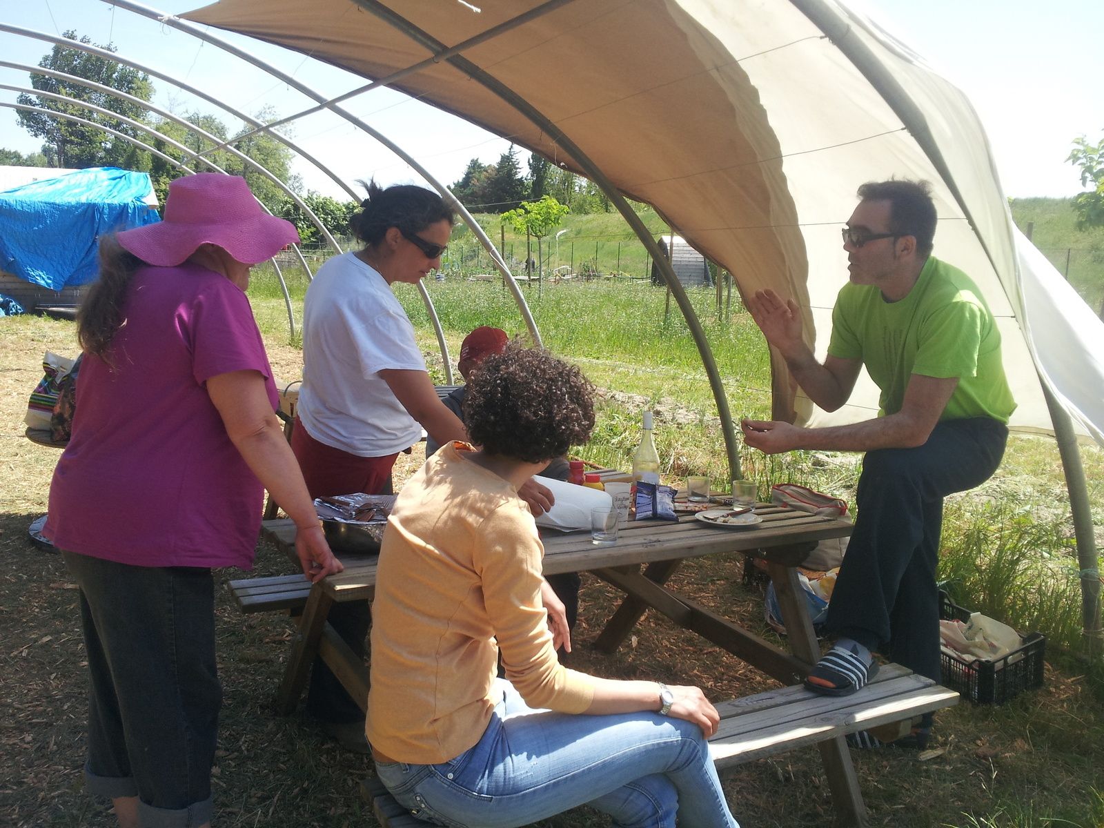 La serre pépinière - Jardins Partagés de la Darmane