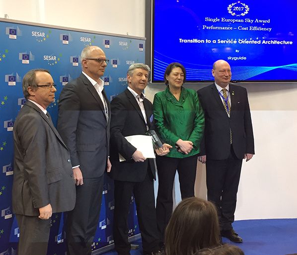 Skyguide's Virtual Centre vision honored with SESAR SES Award for Service Oriented Architecture ...