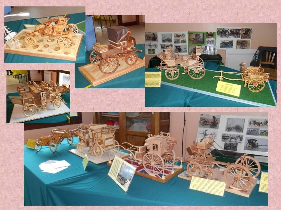 Exposition à La Chapelle-Naude - Maquettes hippomobiles Exposition à La Chapelle-Naude - Maquettes hippomobiles