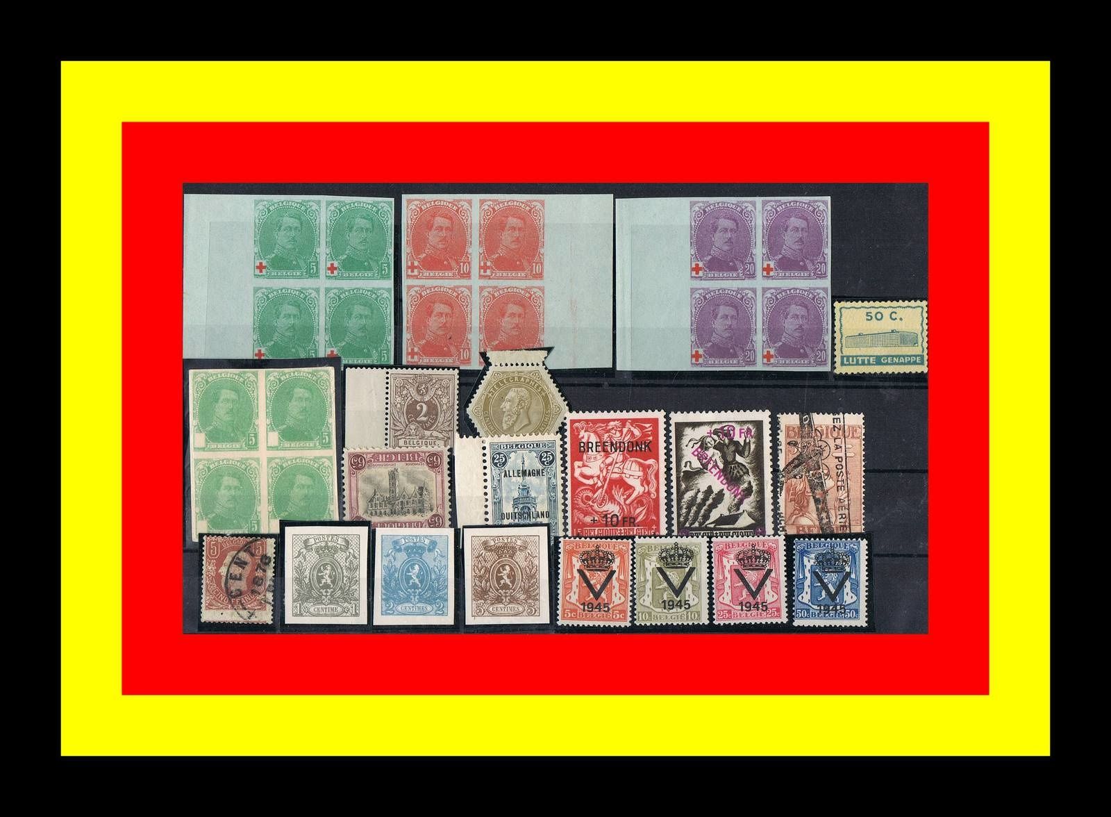 LES TIMBRES BELGES RARES - UN TIMBRE - UNE HISTOIRE.